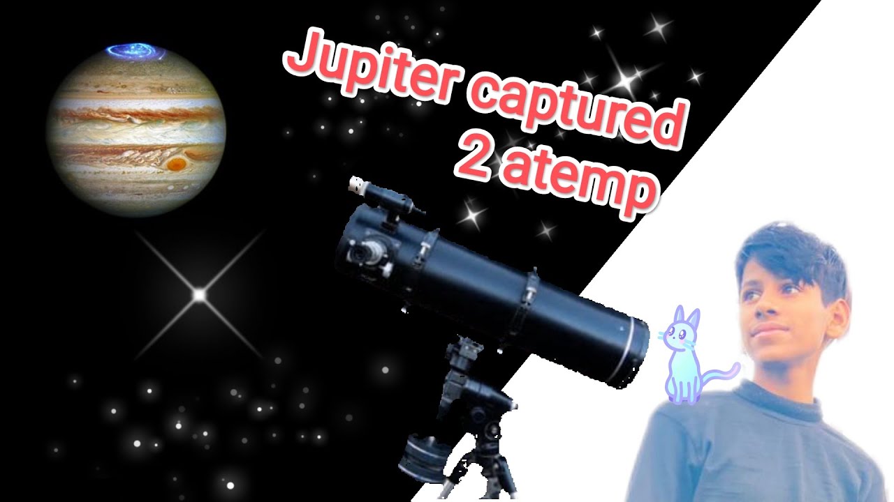 Jupiter through my telescope 🔭|| Jupiter captured with 90x zoom ☁️🌨️ ...