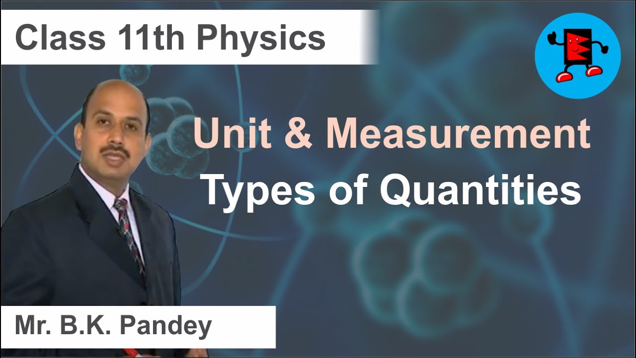 CBSE Class 11 Physics Units and Measurement Types of Quantities ...