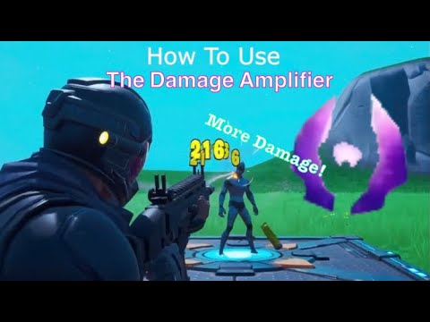 How To Use the Damage Amplifier Powerup Device in Fortnite Creative - More Damage