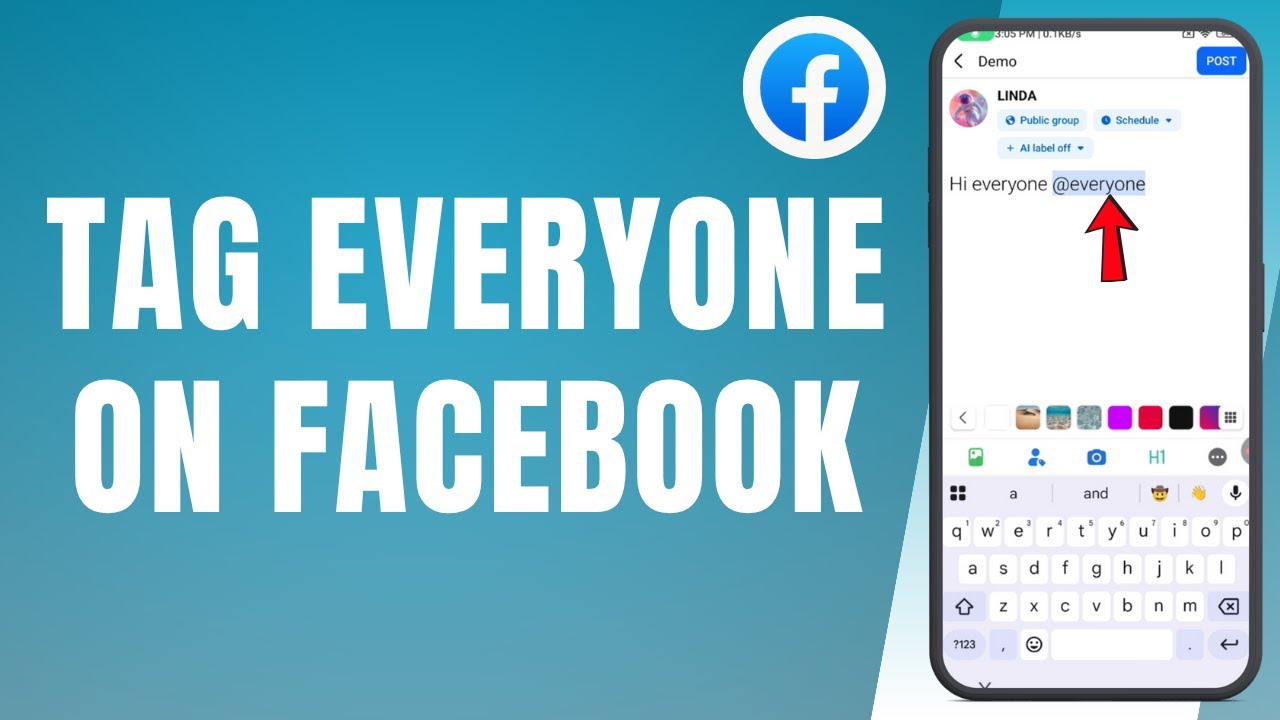 How To Tag Everyone On Facebook | Facebook Guide 2025 - YouTube