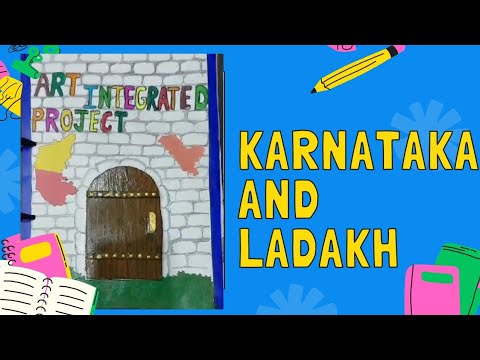 Art Integrated Project| Class 3| CBSE | Karnataka and Ladakh #trending ...