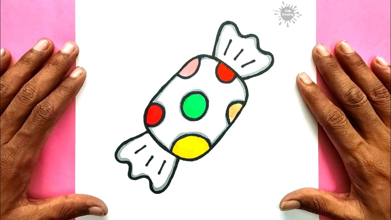 Drawing chocolate step-by-step colour tutorial | Kids Drawing - YouTube