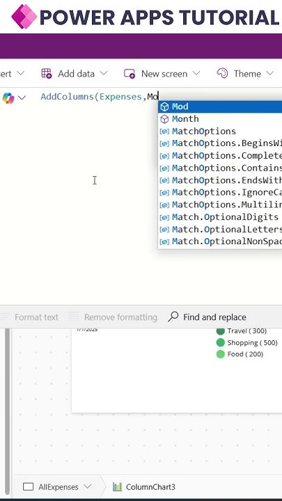 How to Create Column Chart in Power Apps? - YouTube