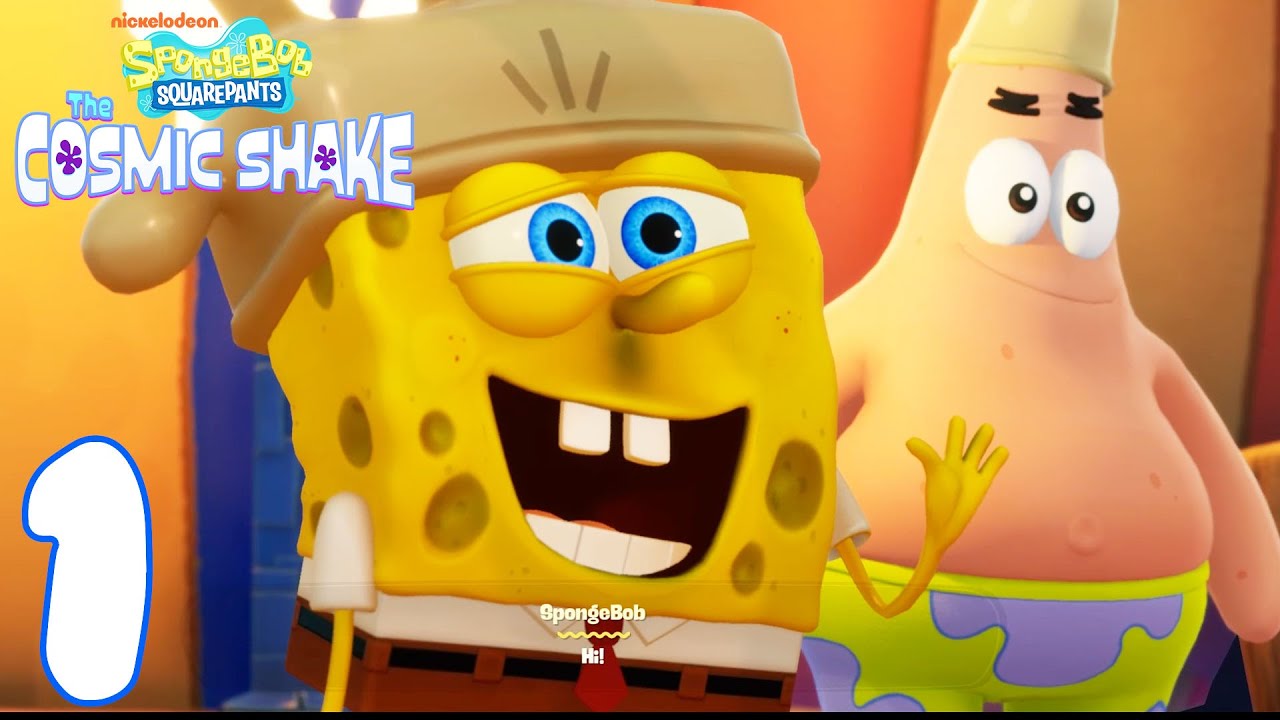 SpongeBob SquarePants: The Cosmic Shake Gameplay Walkthrough Part 1 ...