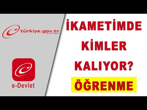 İKAMETİMDE KİMLER OTURUYOR?  [e Devlet'ten ]YABANCI KİŞİ KONTROLU