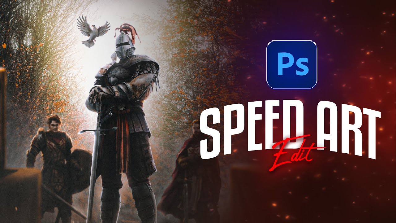 Knight - Photoshop Manipulation Speed Art Tutorial - YouTube