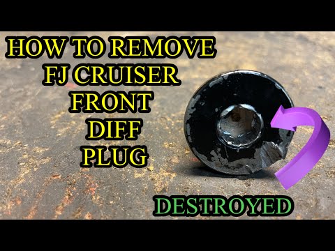 HOW TO REMOVE STUCK TOYOTA FRONT DIFF PLUG - YouTube