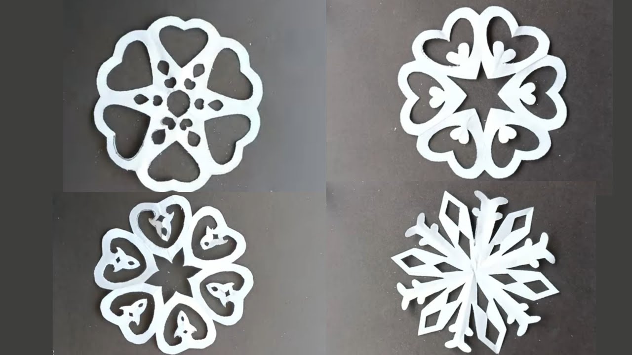 4 Magical Paper Snowflakes That Will Blow Your Mind! | Easy DIY with ...