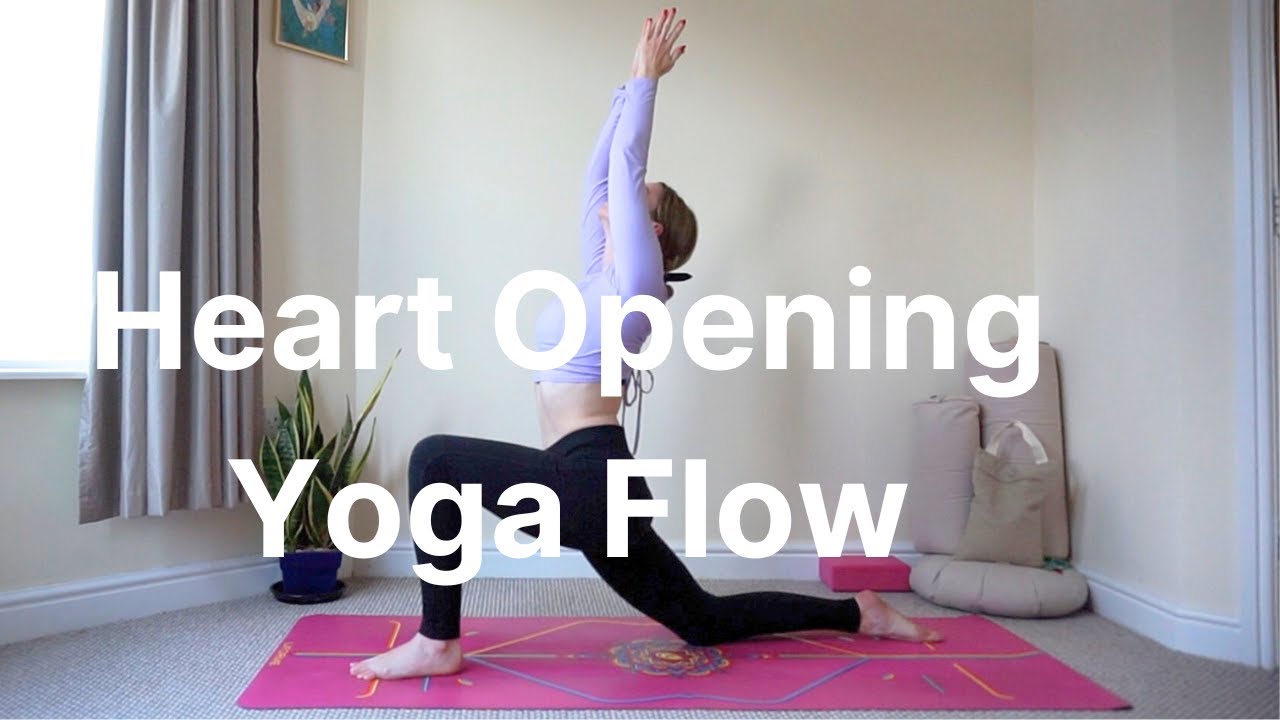 Yoga for Chest & Shoulders | 25 Minute Heart Opening Yoga Flow - YouTube