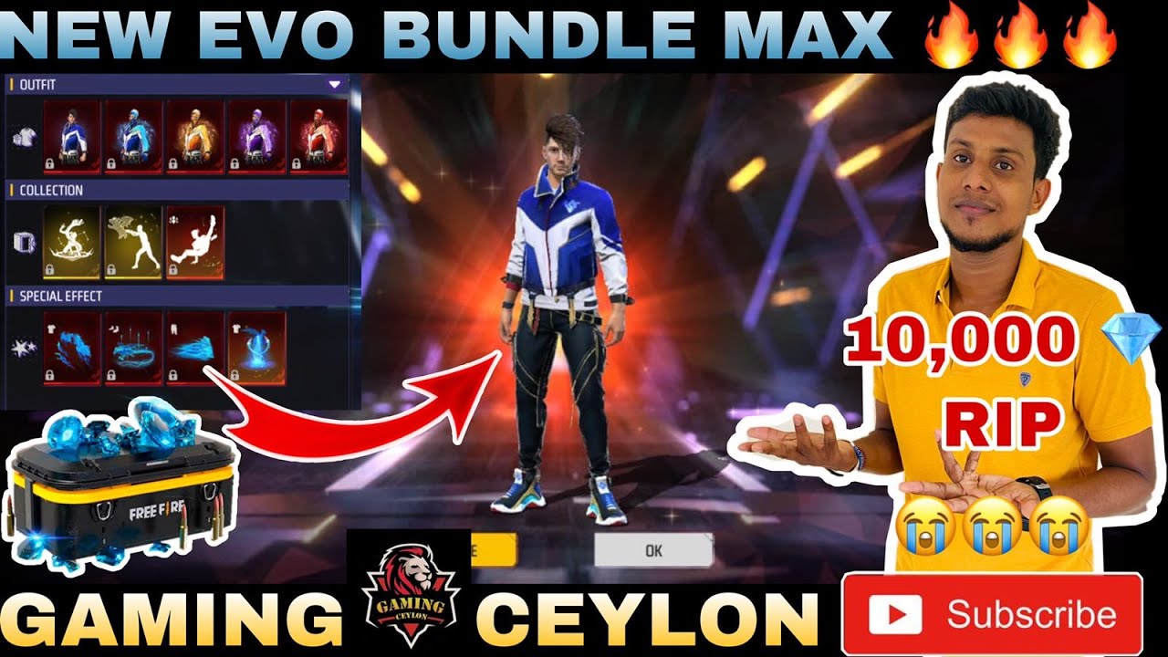10,000 Diamond RIP | New Evo Bundle Max | Navy Starsea Bundle Full Review | Tamil | Gaming ...