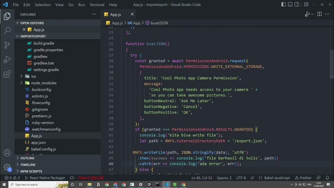 Membuat JSON - Import Export File - YouTube