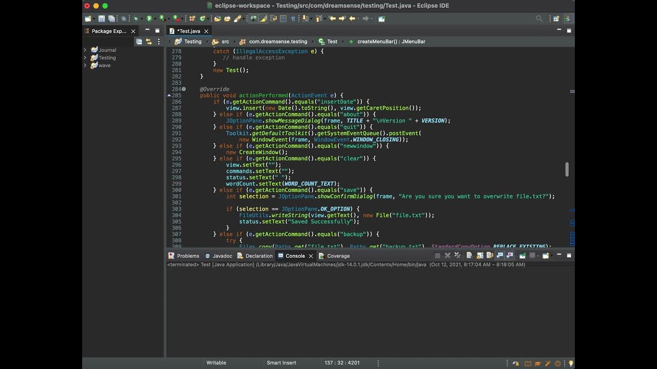 Java | JTextarea Select All - YouTube