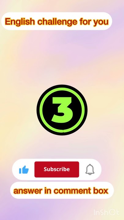 english quiz day5 #shorts - YouTube