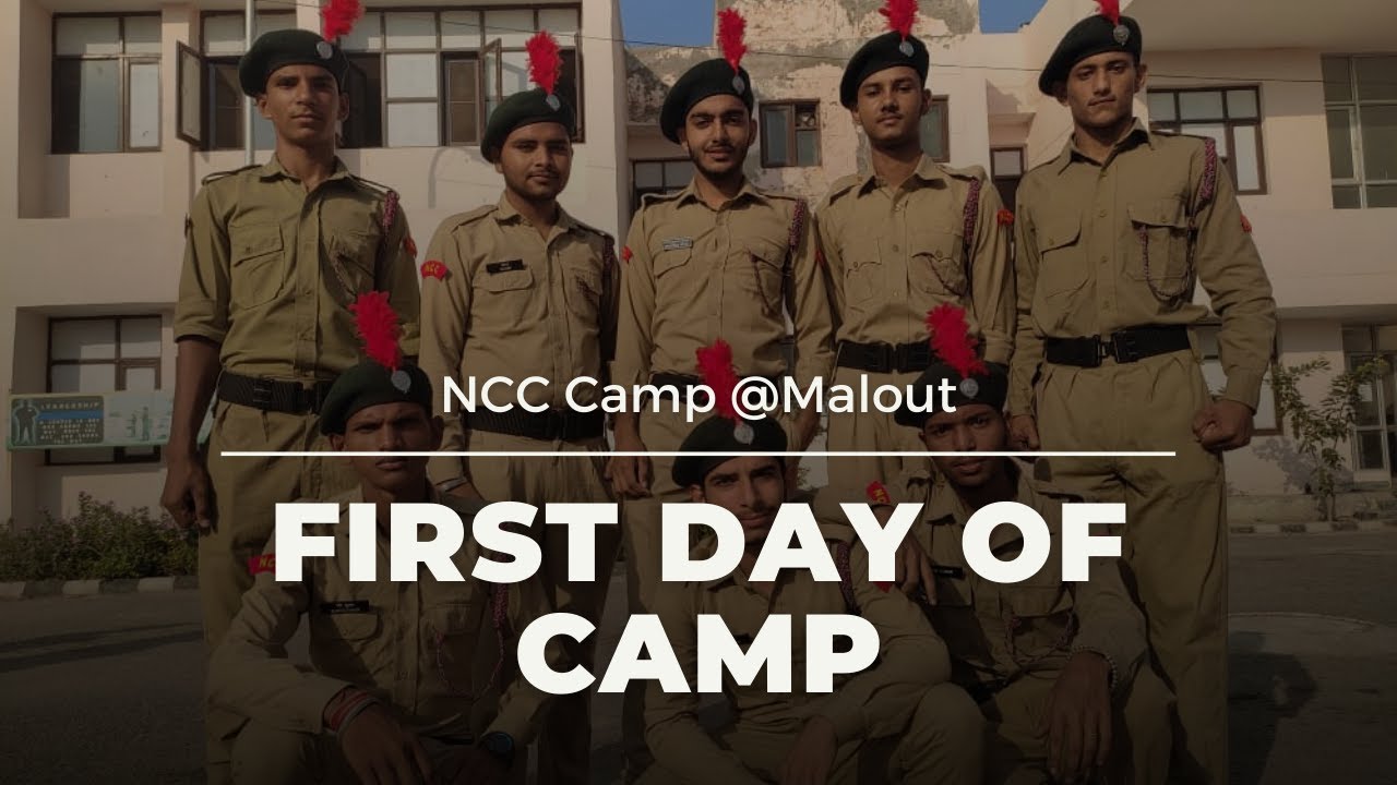 Ncc Camp (Pre-RDC 1)at Malout from october 16 to 23 , 2021 - YouTube