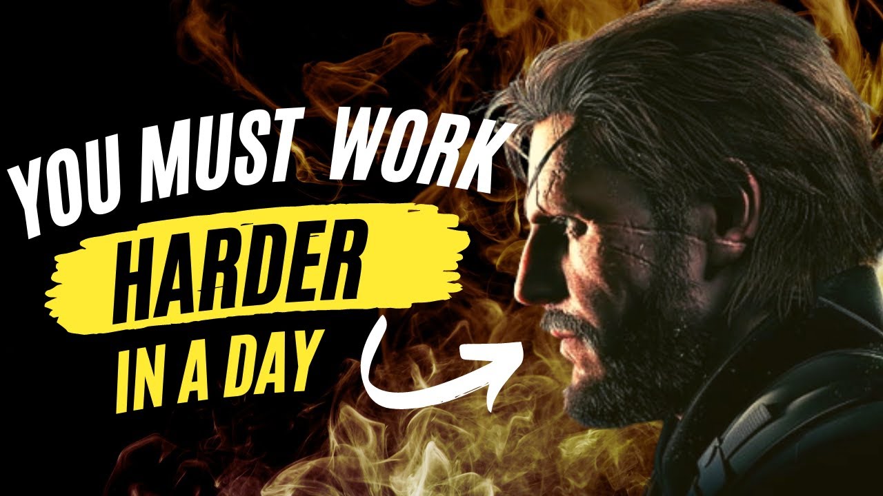 YOU MUST WORK HARDER - Motivational Speech - YouTube