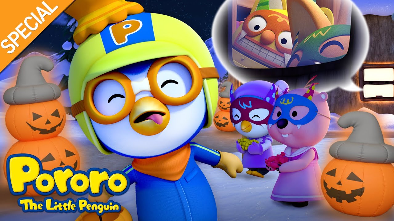 ★Full★Pororo Halloween Music Compilation | Itsy Bitsy Halloween Spider ...