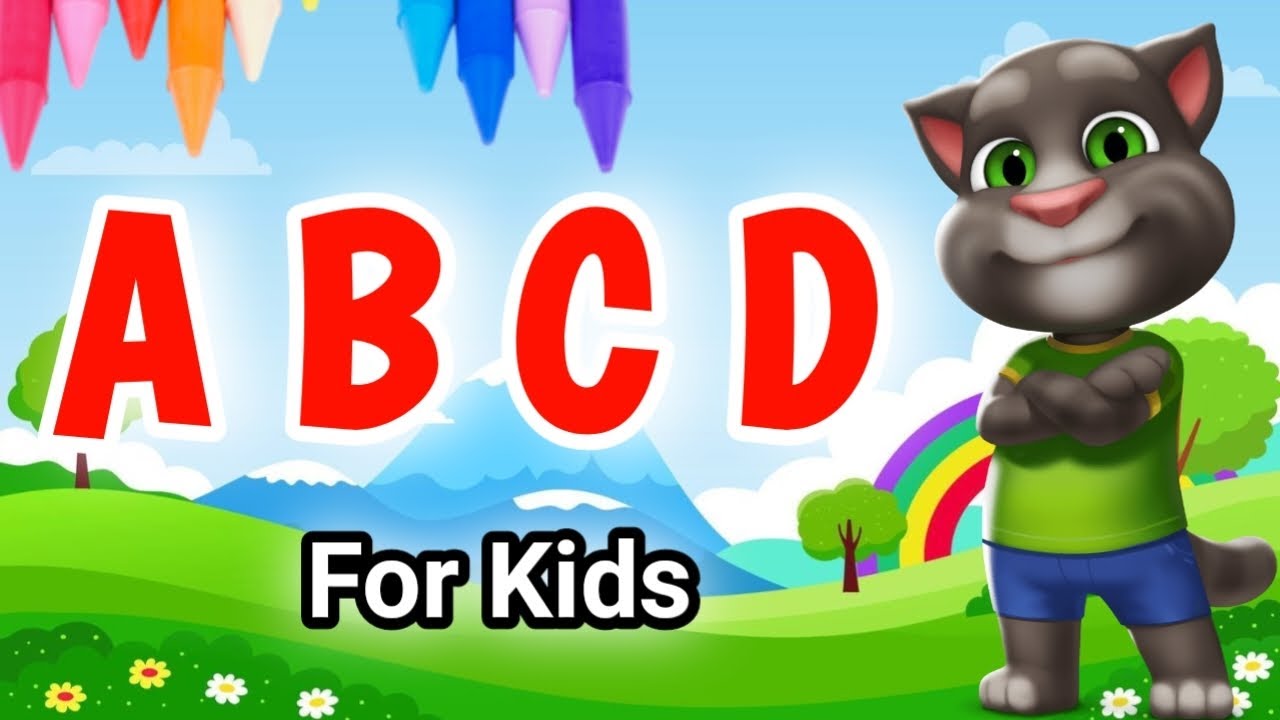 ABCD for Kids | Learn Alphabet with Talking Tom | Educational Video ...