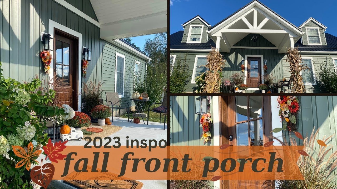 🎃 COZY FALL Front Porch | DECORATE WITH ME🍂 | 2023 | Fall Pinterest ...