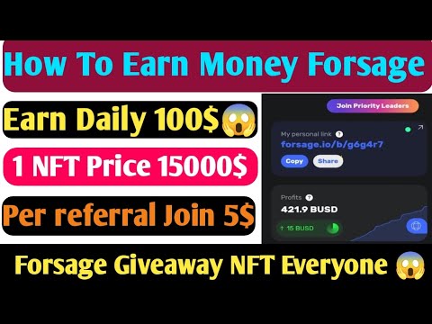 How To Earn Money Forsage/How To Work On Forsage /Earn Money 100$ Daily ...