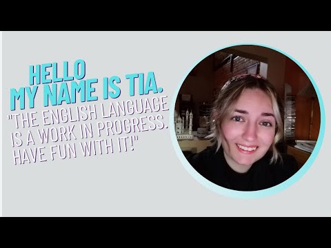 Tia English Introduction Video - YouTube