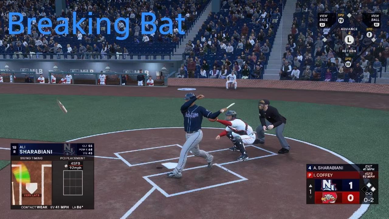 MLB The Show 24 Breaking Bat - YouTube