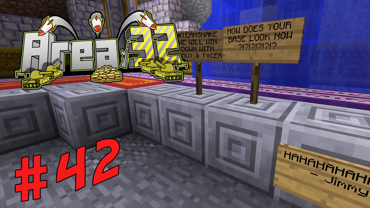 Minecraft Area 32 [42] - SOMEONE IS TRYING TO FRAME ME!? - YouTube