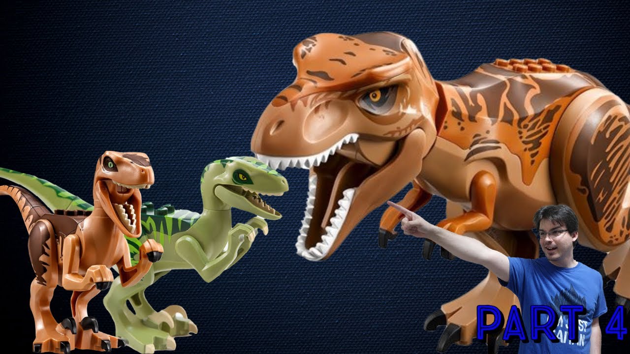 Lego Rexy Vs Lego Raptors | Lego Jurassic World - Part 4 - YouTube
