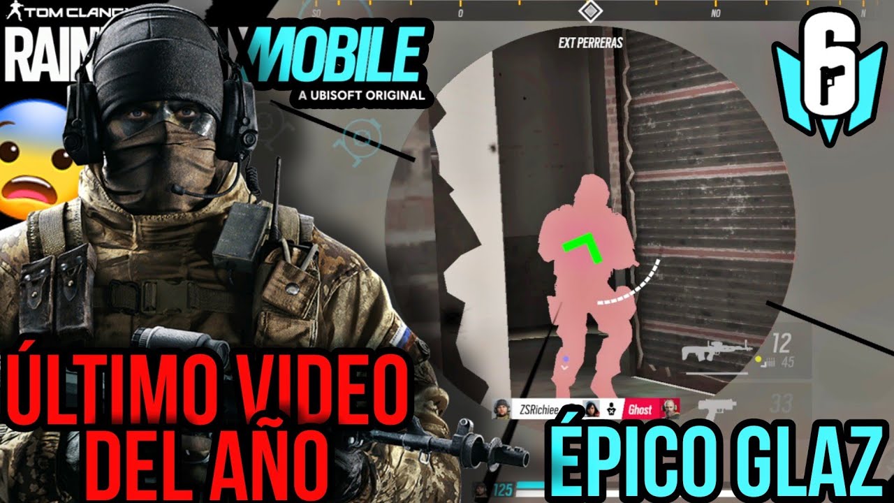 ÚLTIMO VIDEO DEL AÑO y GLAZ DÁNDOLO TODO 💪🏼😲🎆🎉 Rainbow Six Mobile R6M ...