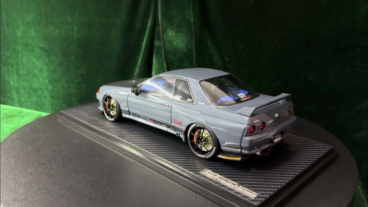 Ignition Model IG 1/18 Top Secret GT-R (VR32) Stealth Gray IG3521 - YouTube