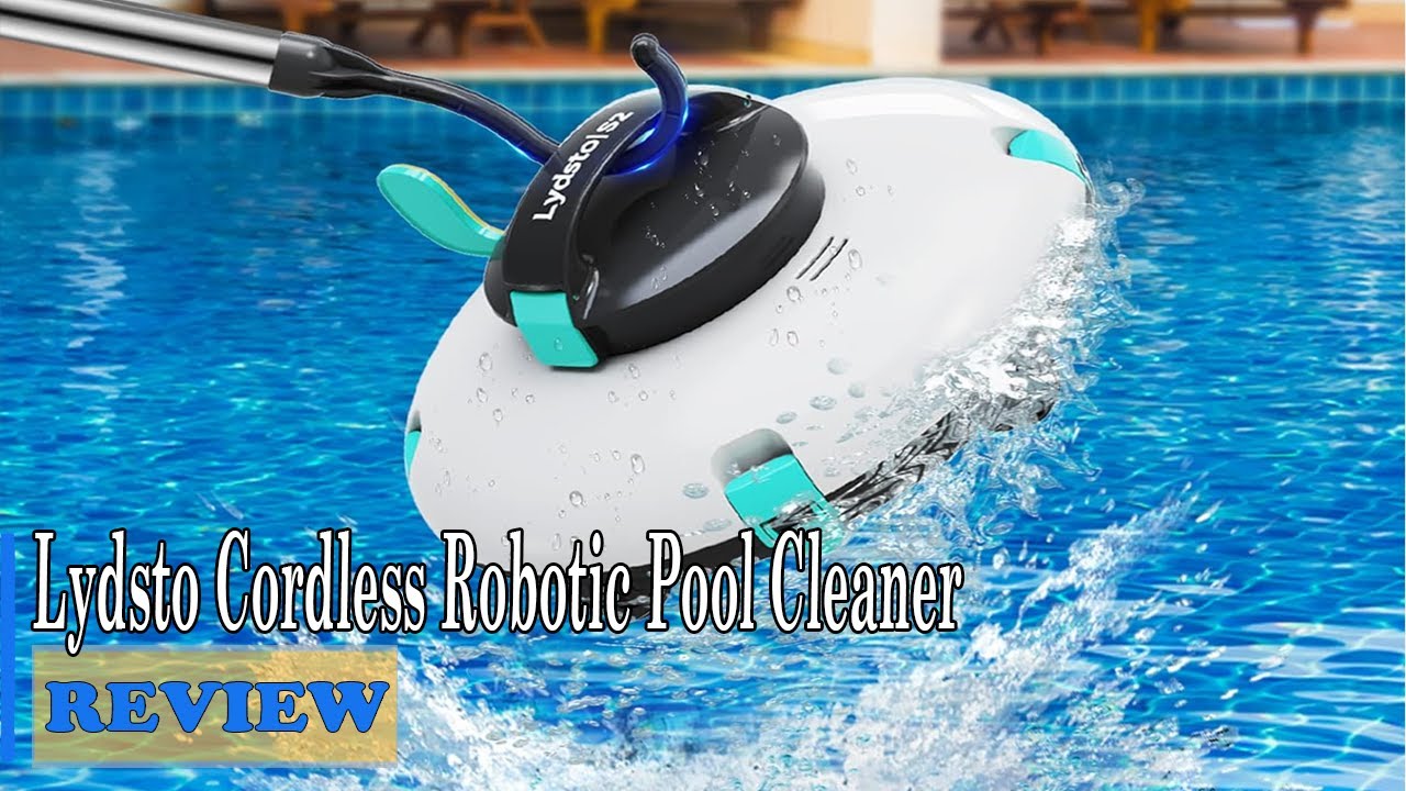 Lydsto Cordless Robotic Pool Cleaner, Dual-Motor, Stronger Power ...