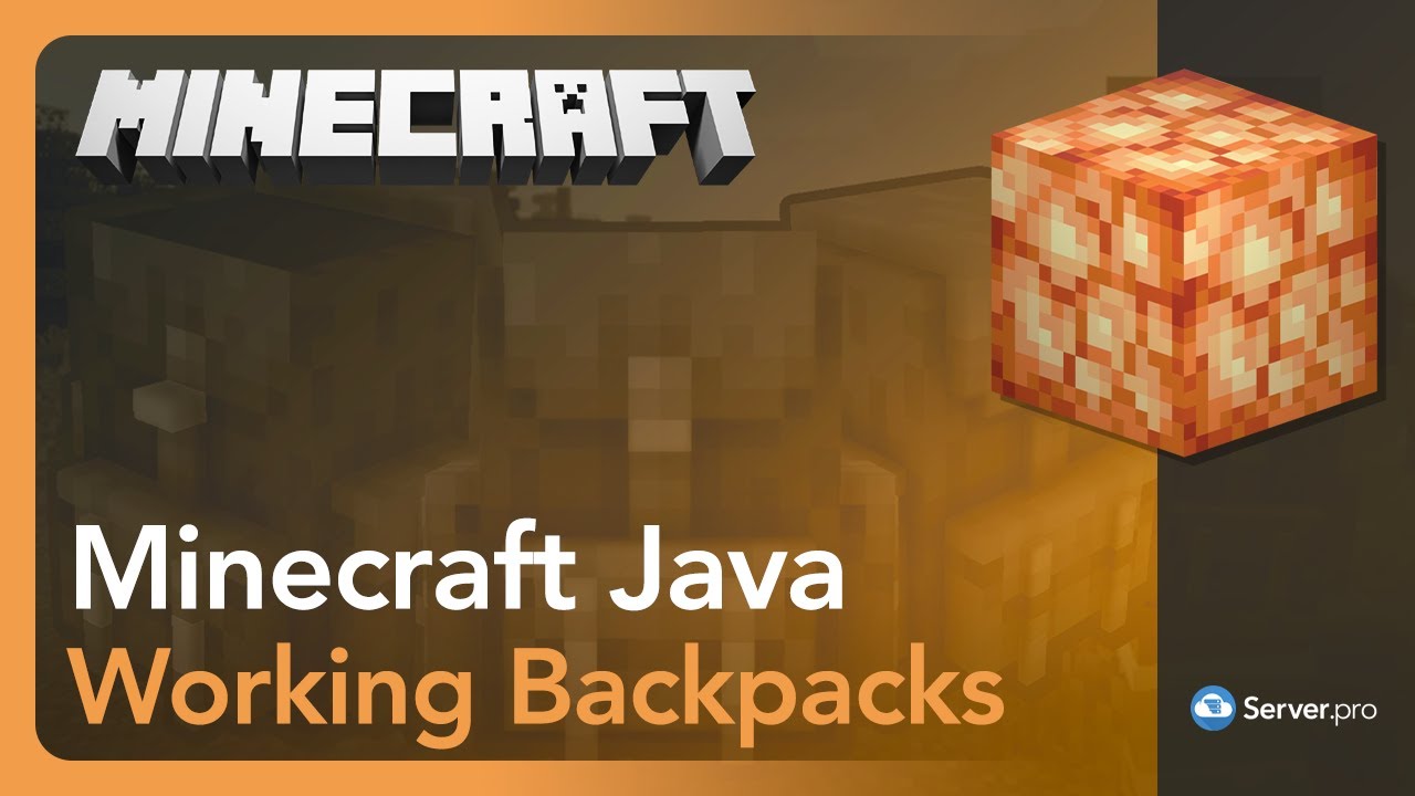 How to Get Backpacks in Minecraft with NO Mods - Minecraft Java - YouTube