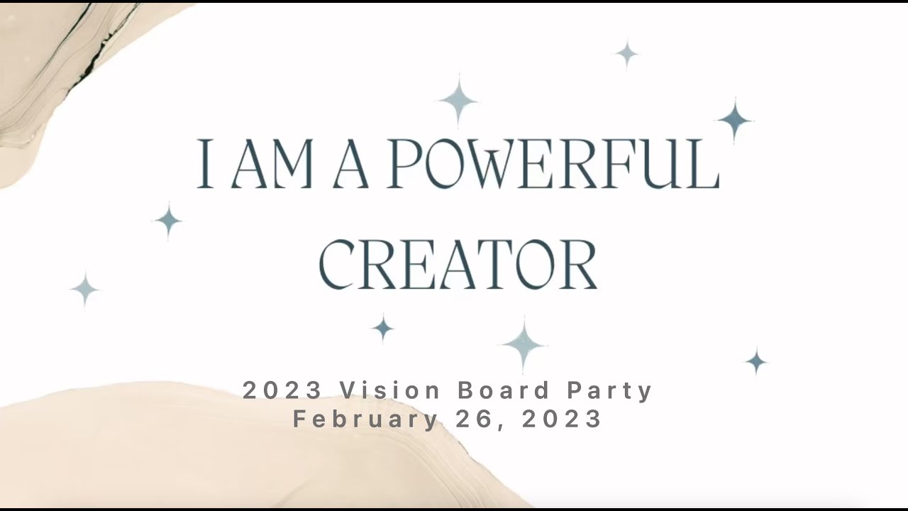2023 February Vision Board Party - YouTube