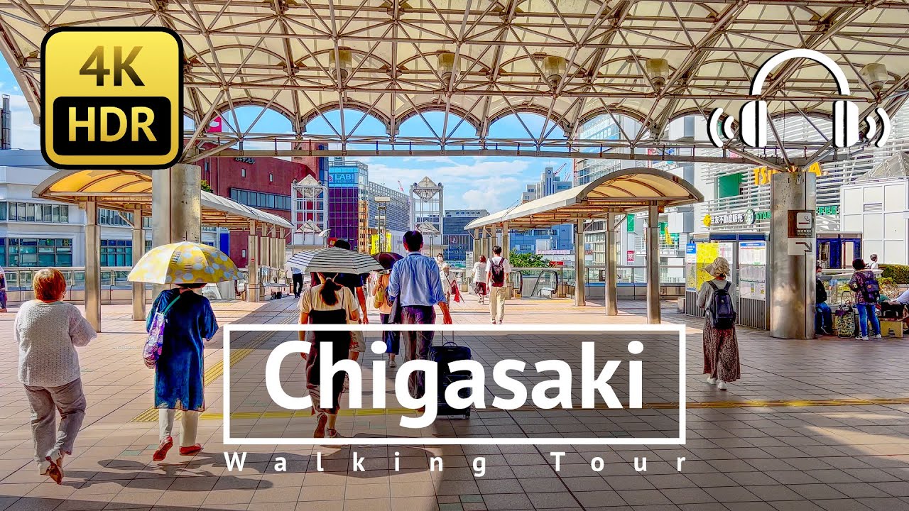 Chigasaki Walking Tour - Kanagawa Japan [4K/HDR/Binaural] - YouTube