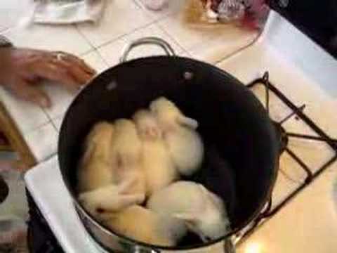 yummm - cooking baby rabbits - YouTube