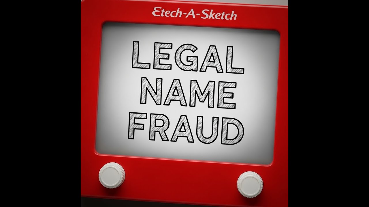 764 to 755 - Legal Name Fraud - You Are Not A Legal Name - YouTube