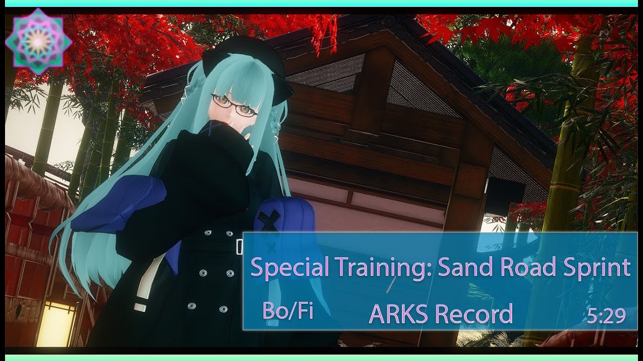 PSO2 NGS: ARKS Record Sand Road Sprint 5:29 Bo/Fi - YouTube