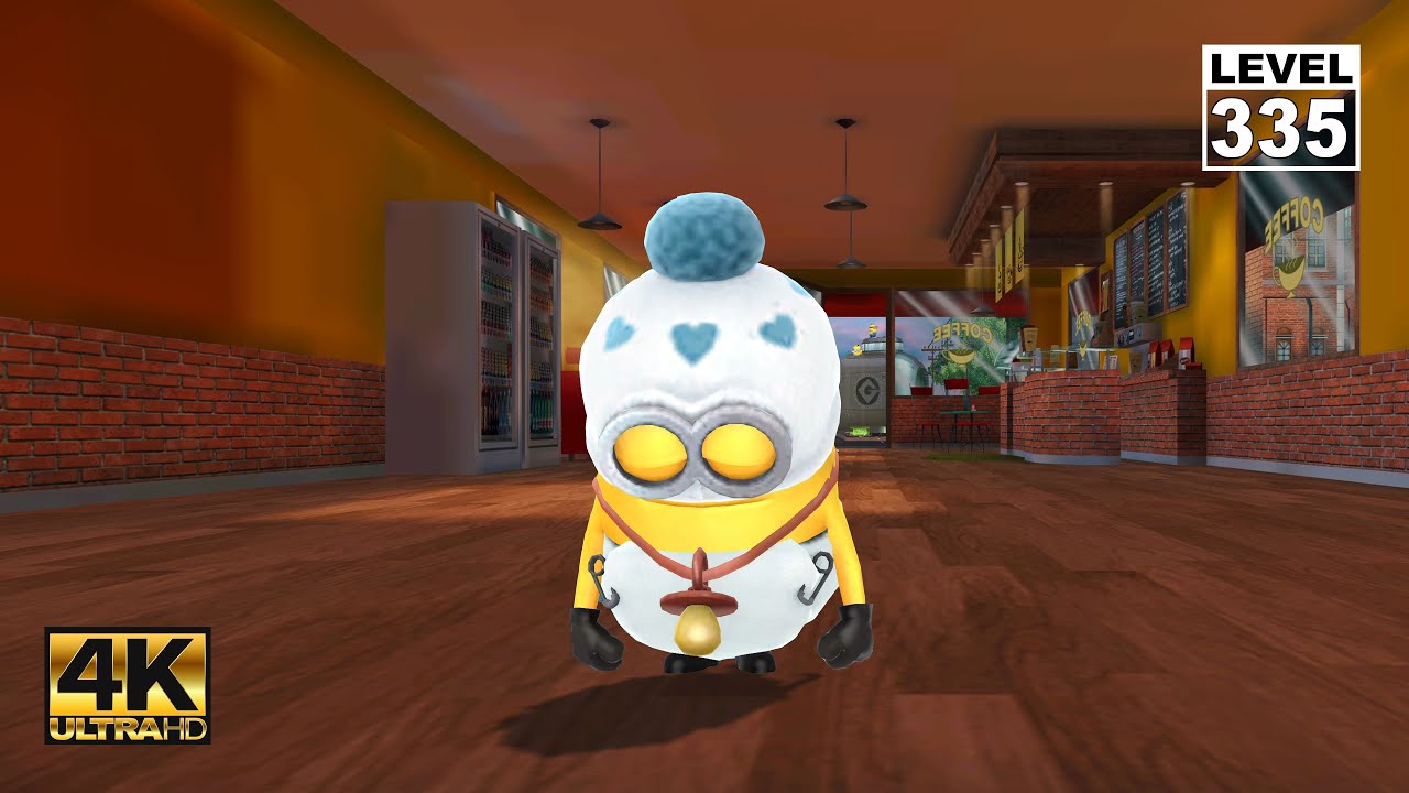 Despicable Me Minion Rush Baby minion collect 4.5k Bananas at Downtown ...