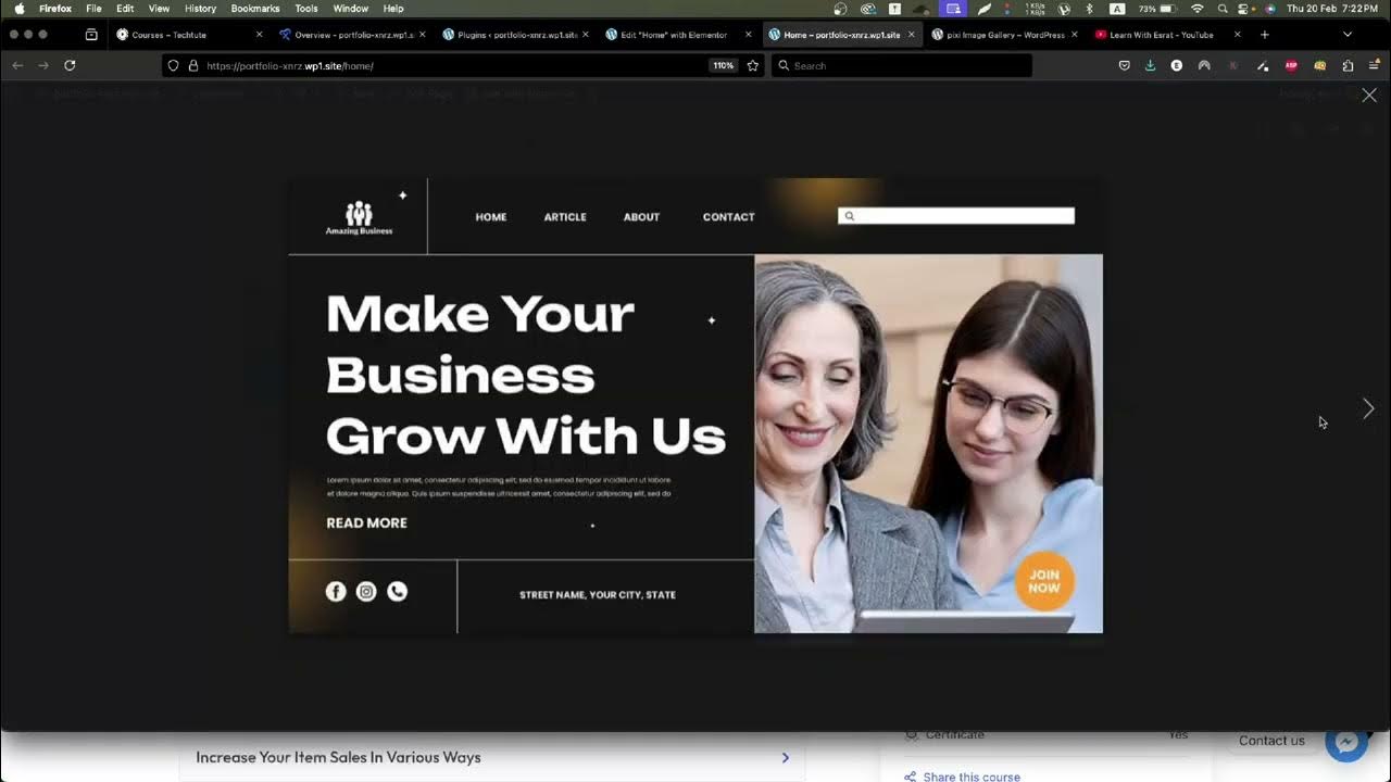 Create Elementor Portfolio Section | Pixi Image Gallery WordPress Free Plugin - YouTube