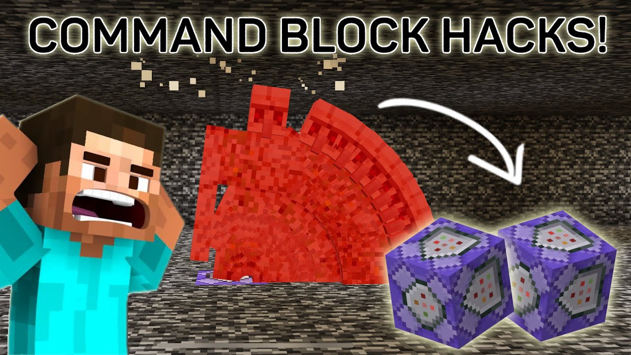 Crazy Command Block Hacks!! (MineCraft-Bedrock) - YouTube