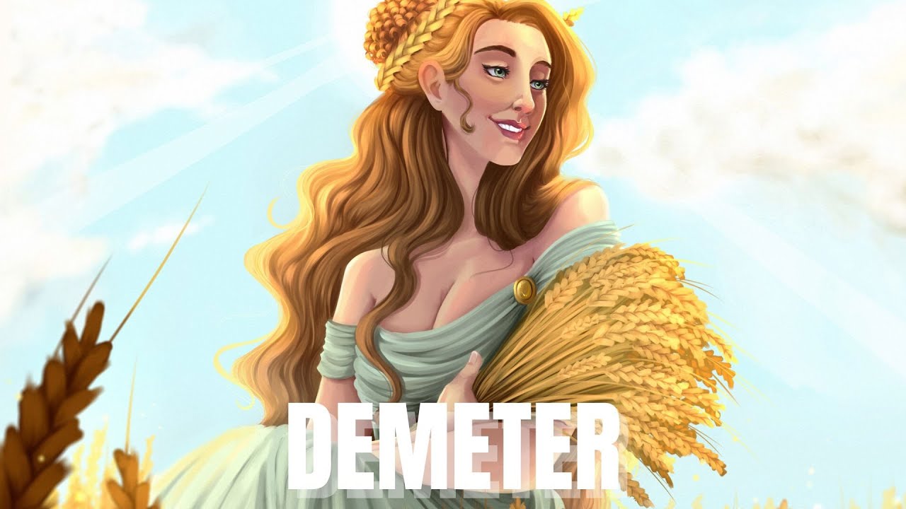 Dessin De La Déesse Grecque Déméter