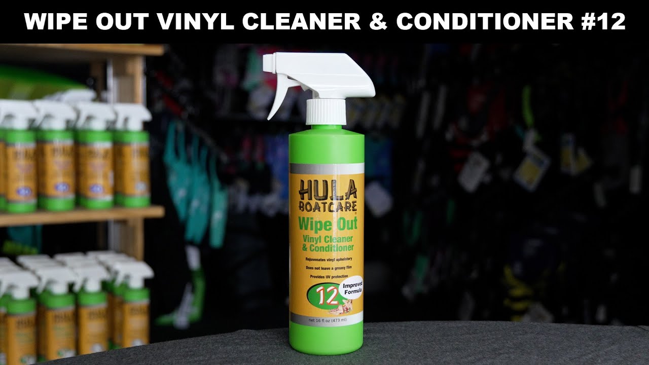 Wipe Out Vinyl Cleaner & Conditioner #12 Tutorial #boatdetailing #boat ...