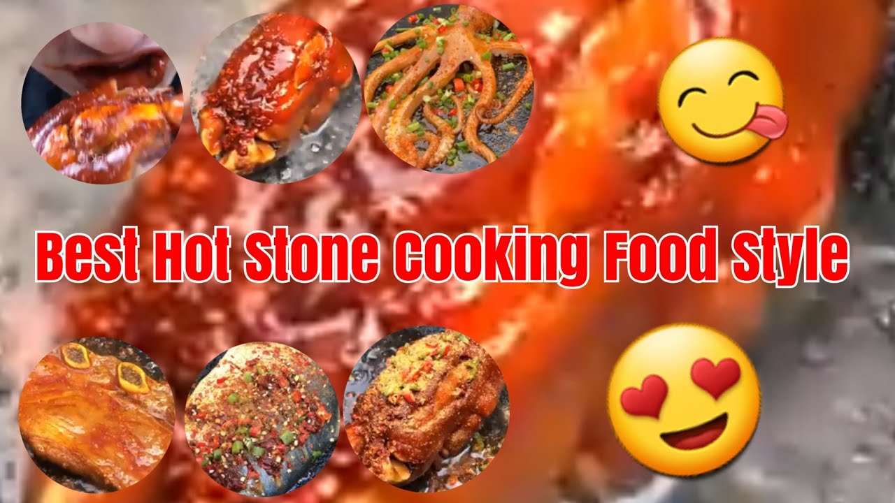 Best Hot Stone Cooking Food Style #02 - YouTube