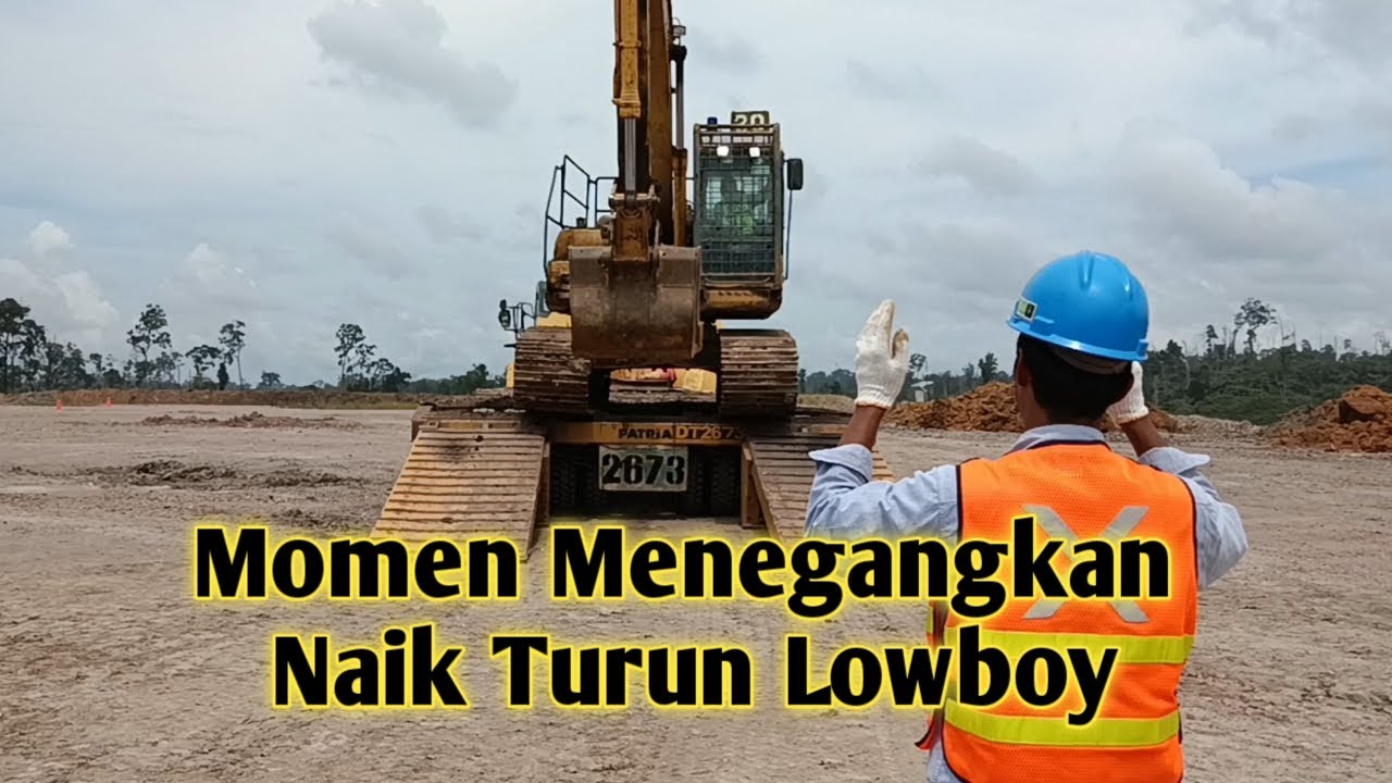 Alat Suport Terpanjang #Lowboy 465 - YouTube