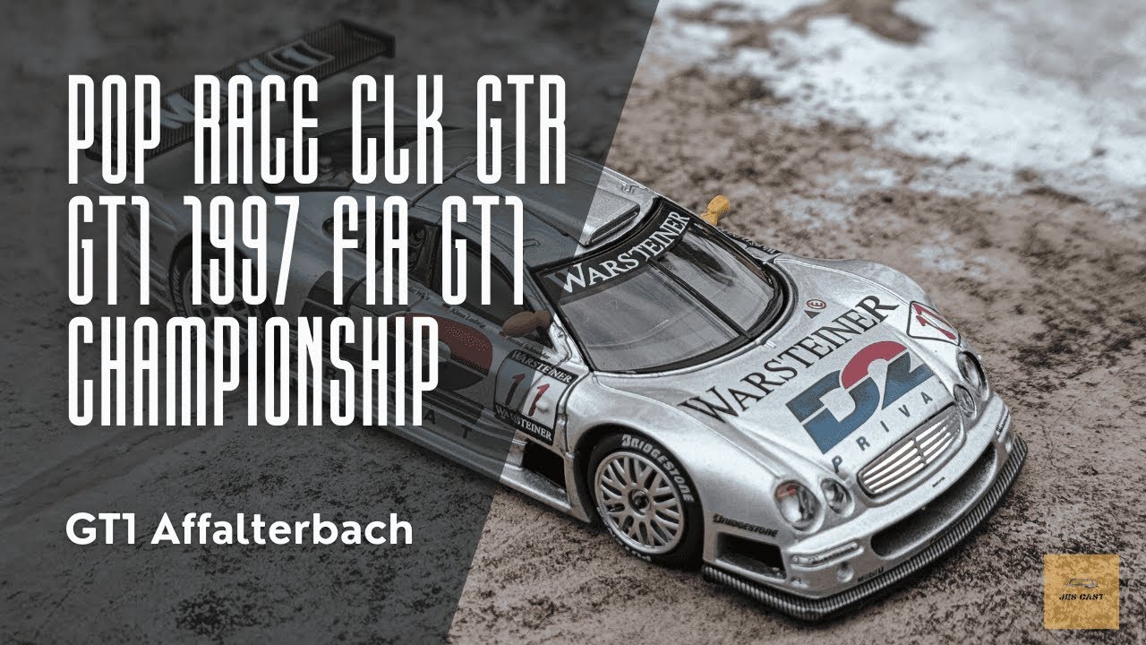 Pop Race 1/64 GT1 FIA 1997 Mercedes CLK GTR D2 Privat Review - YouTube