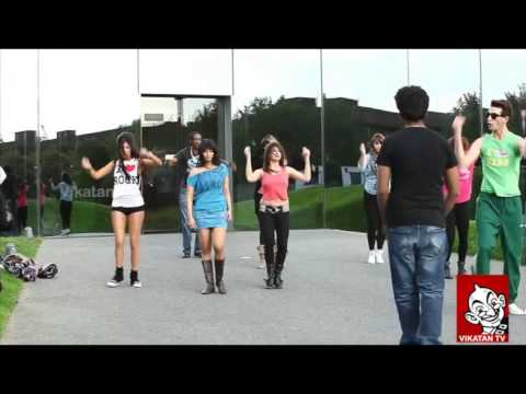 Varalakshmi's Salsa Dance - Making of Podaa podi - YouTube