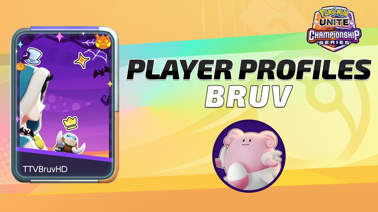 Player Profiles: Bruv | Pokémon UNITE Championship Series - YouTube
