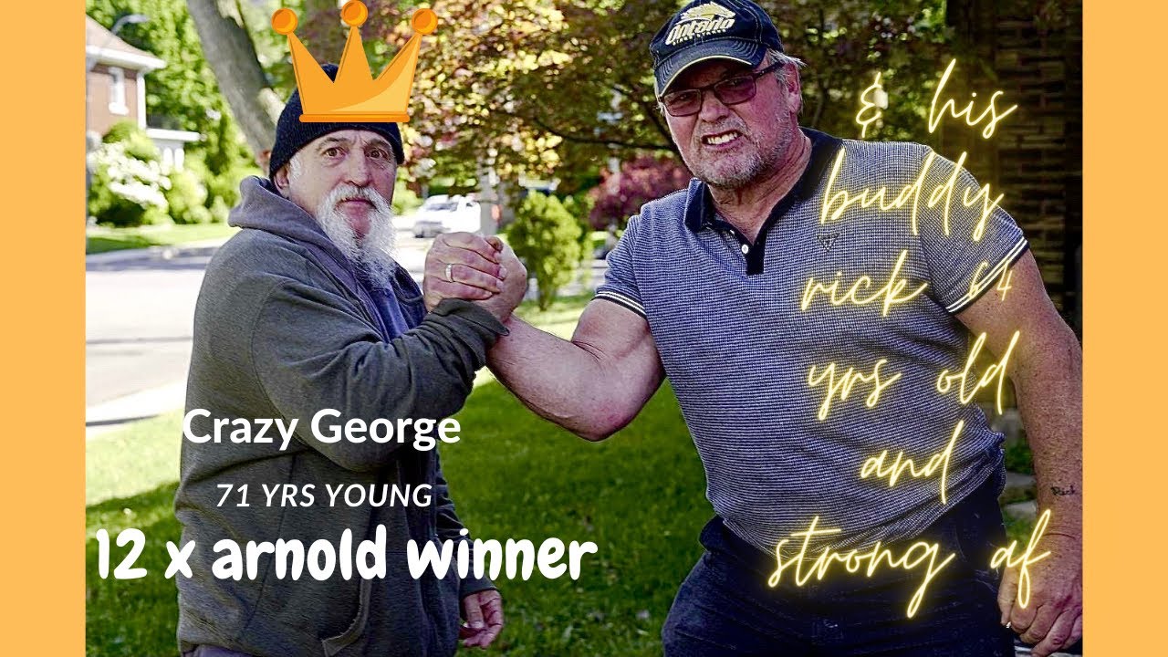 Crazy George and His Buddy Rick Armwrestling; “you’re never too old ...