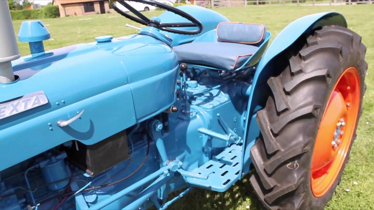 1957 Fordson Dexta Vineyard - YouTube