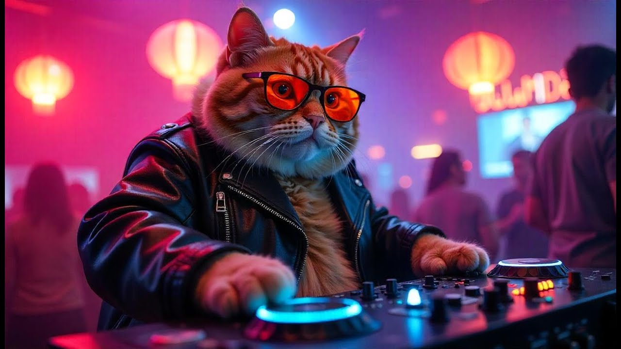 Fat Ginger Cat Dancing to Techno - Bob Kurwa Remix 🎶😹 - YouTube