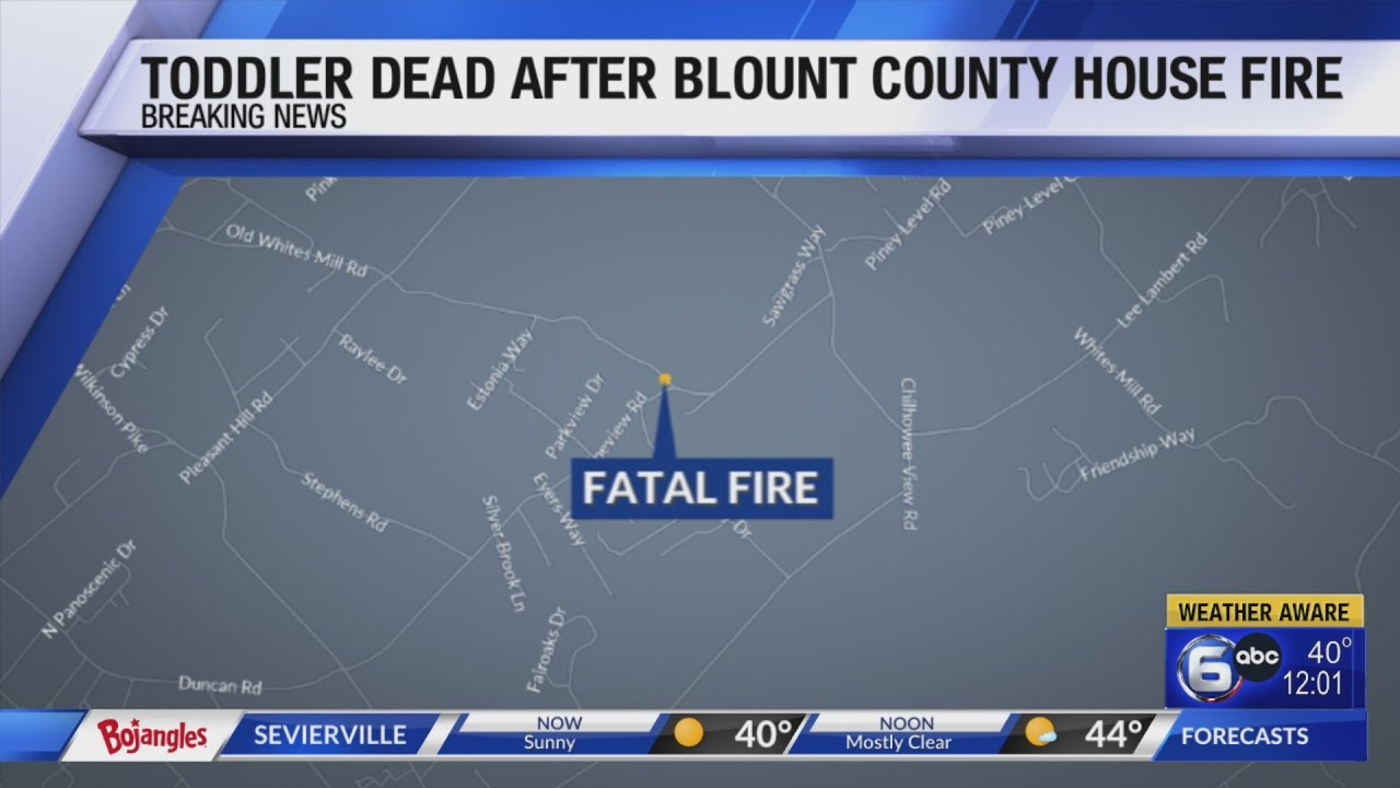 Toddler dead after Blount County house fire - YouTube